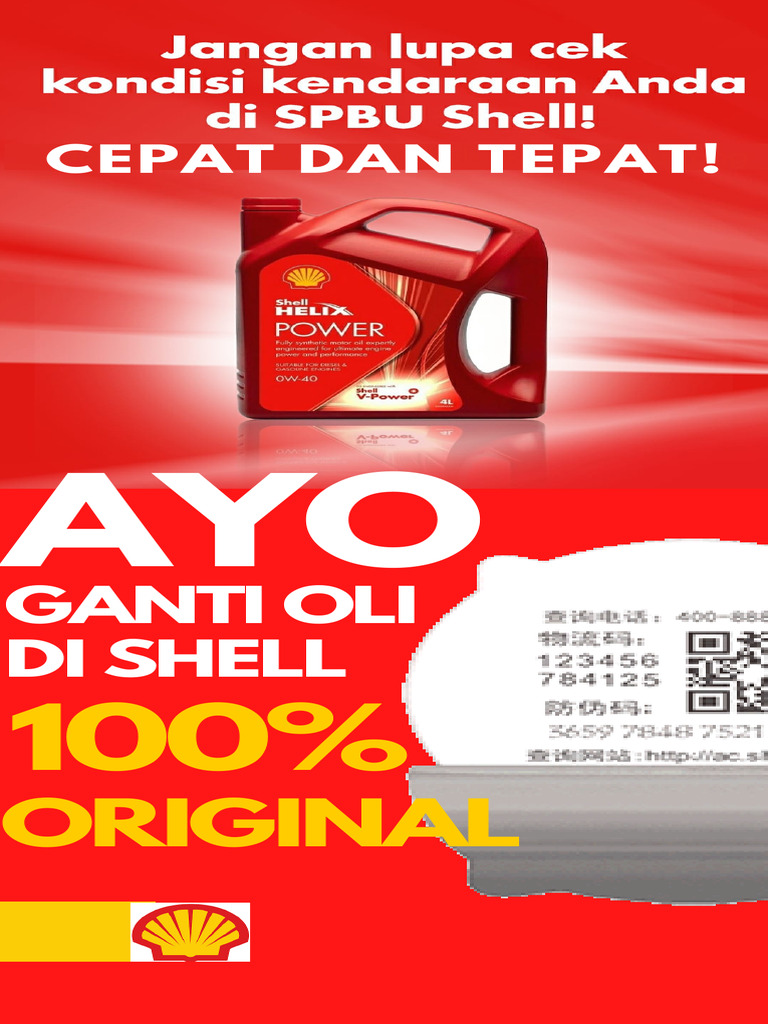 Cepat Dan Tepat!: Ganti Oli Di Shell | PDF