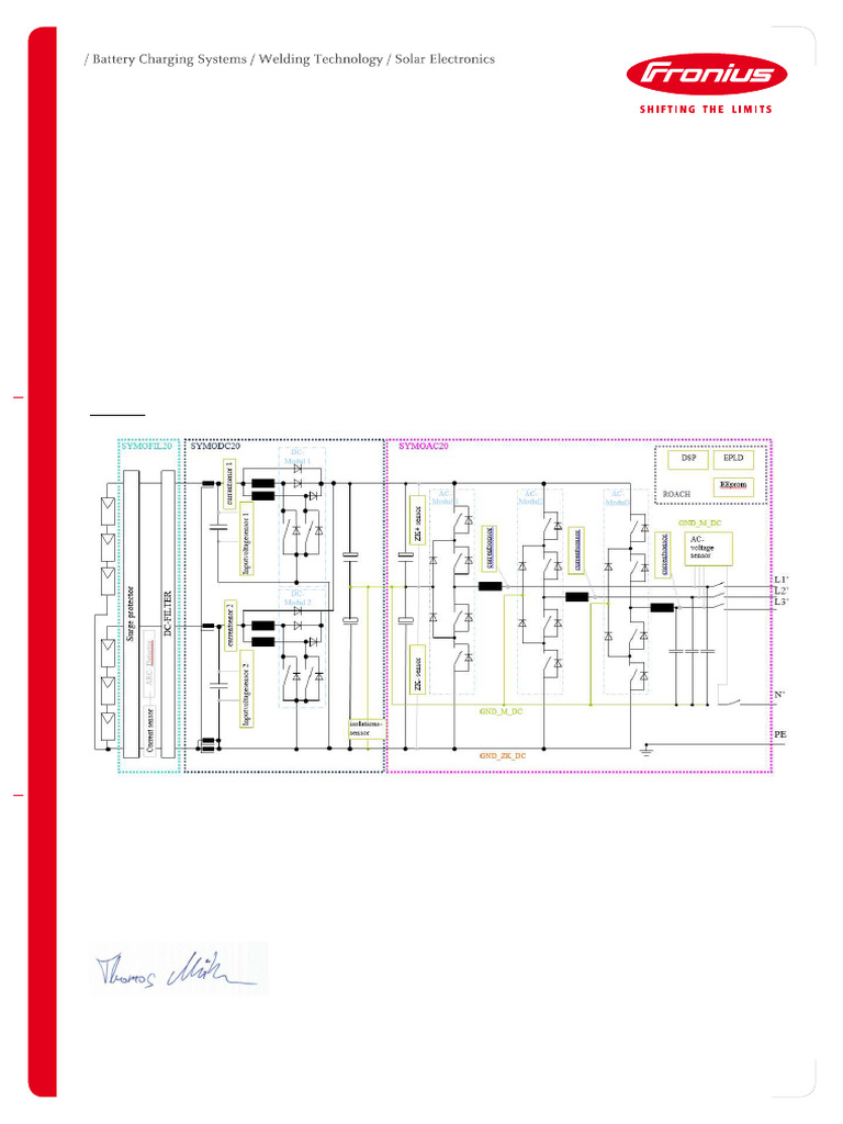 SE CER Fronius Symo Neutral To DC Input Internal Connection Topology en ...