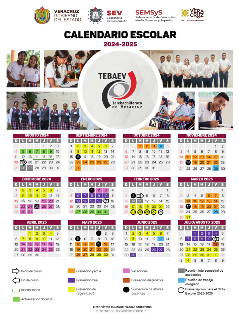 Calendario Tebaev 2024-2025 | PDF