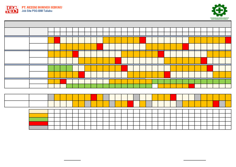 Roster Operator Dozer September 2024 | PDF