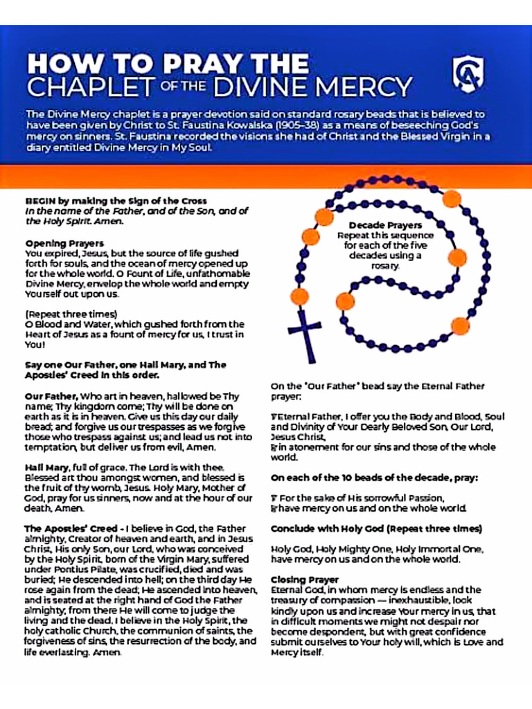 Divine Mercy Chaplet | PDF