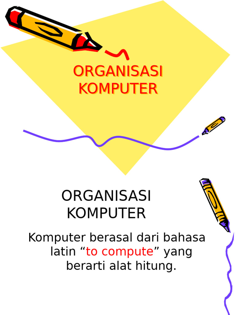 Intro Organisasi-Komputer | PDF
