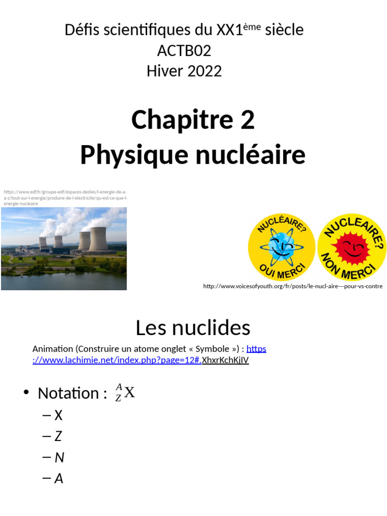 Physique Nucleaire | PDF