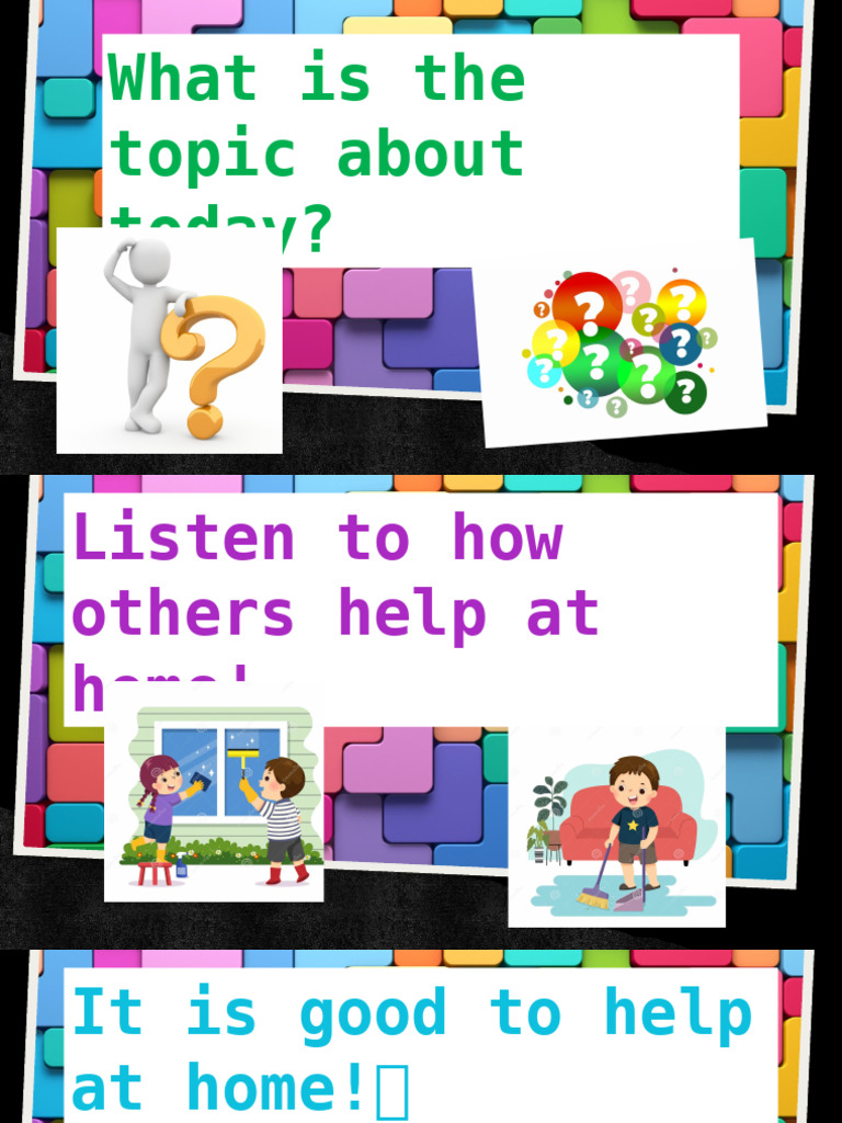 Helping Out at Home. | PDF | Wellness