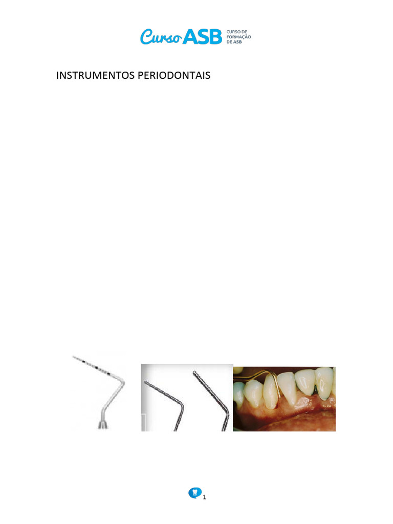 Instrumentos Periodontais | PDF