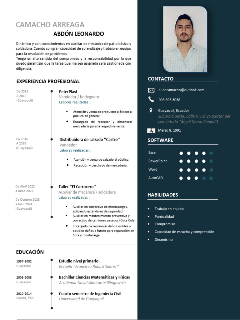 Curriculum - Leonardo Camacho (09-24) | PDF