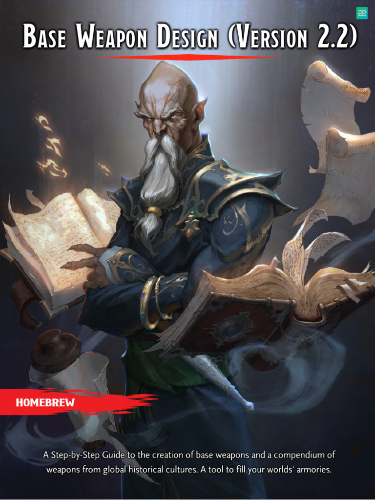 Base Weapon Design - Guide and Compendium (Version 2.2) - GM Binder | PDF