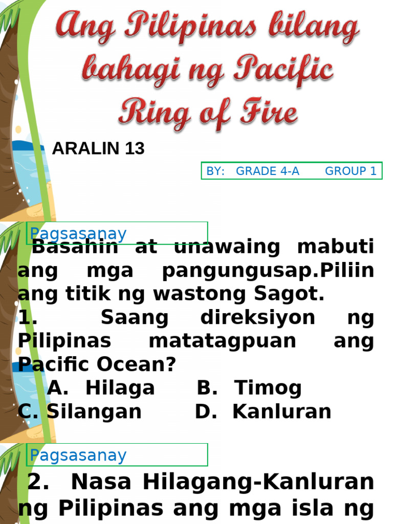AP-Q1-Aralin13-day 2-PACIFIC - RING - OF - FIRE | PDF