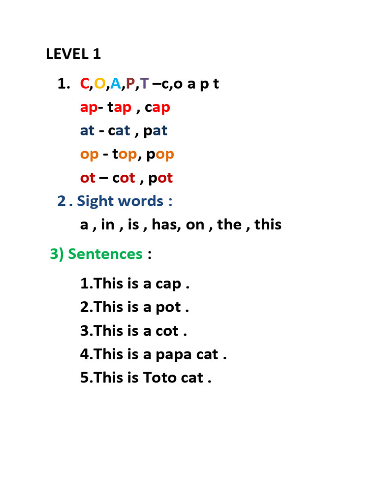 Enk Words Flex 1 | PDF