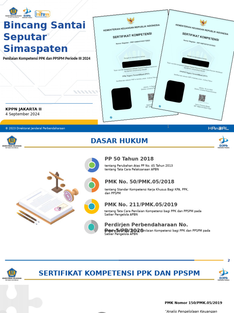 Bincang Santai - Penilaian Kompetensi PPK PPSPM | PDF