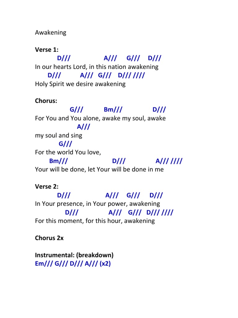 Spiritual Awakening Anthem | PDF | Leisure