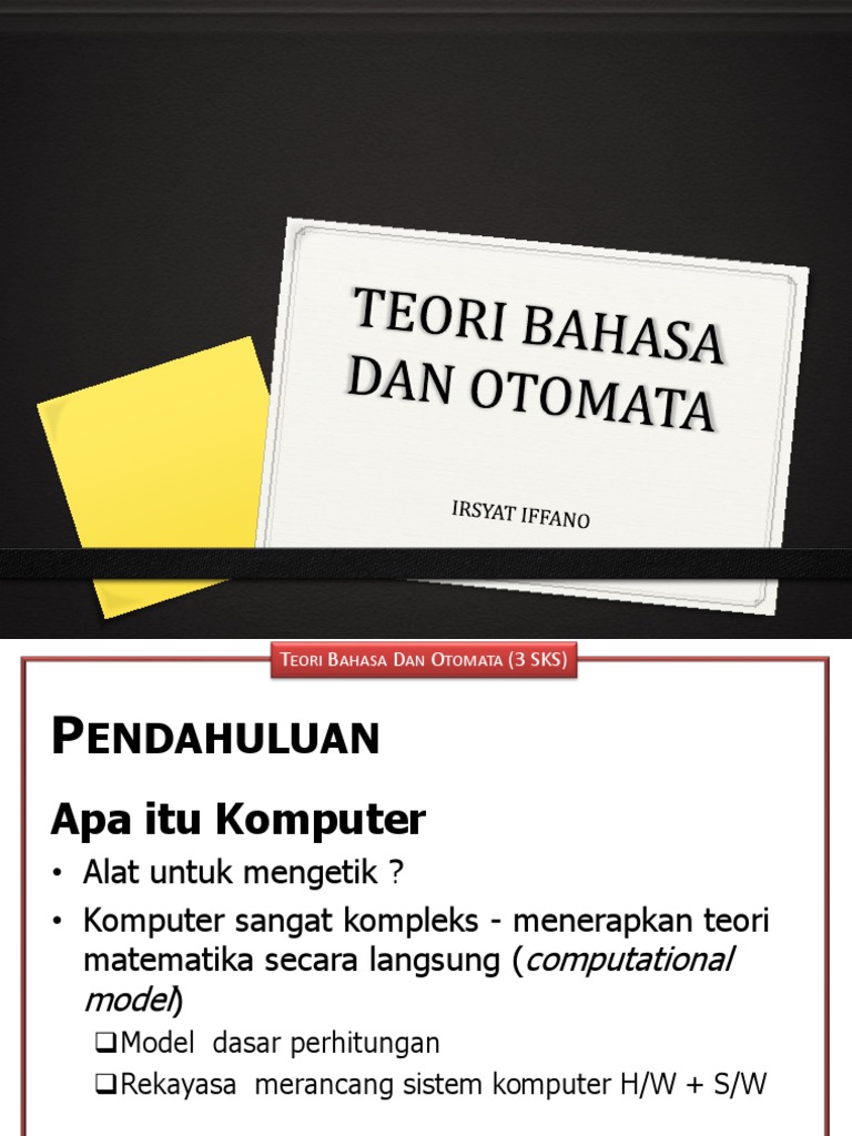 MODUL Teori-Otomata | PDF