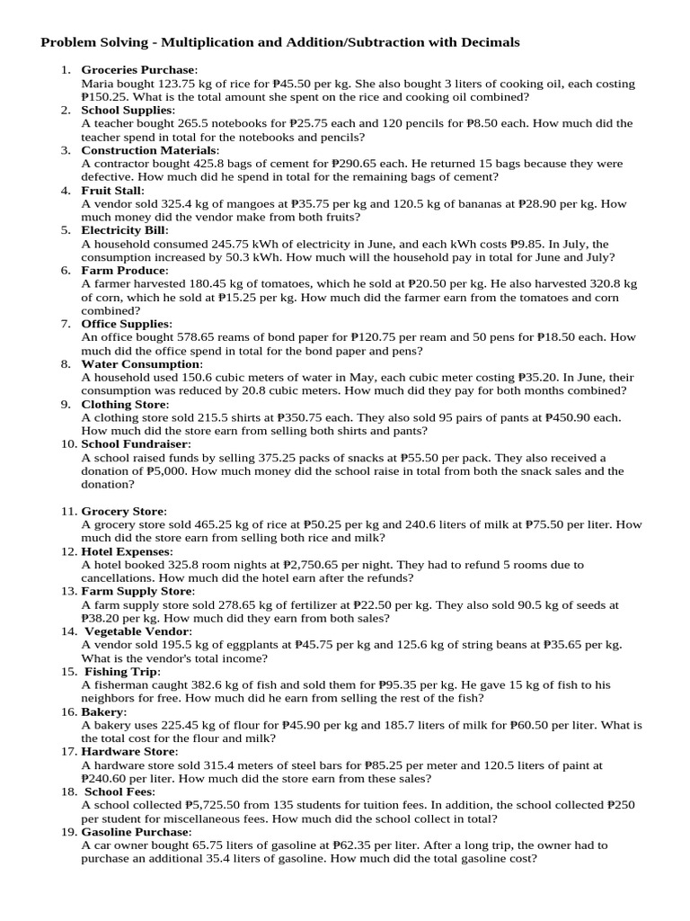 Problem-Solving | PDF