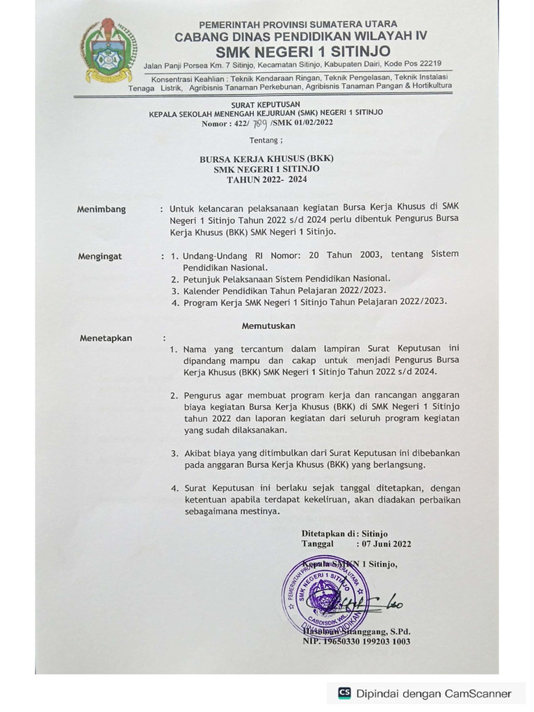 Sk Bkk Baru Pdf