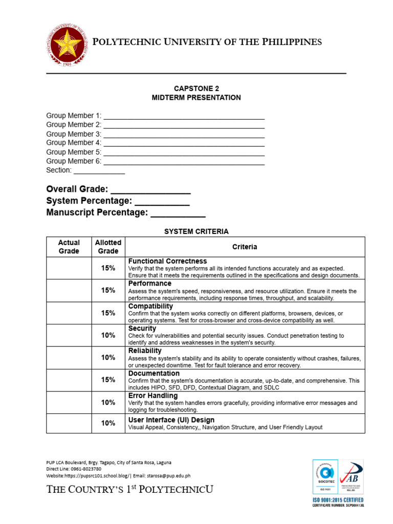 Grading Sheet | PDF | Information Science | Information Technology