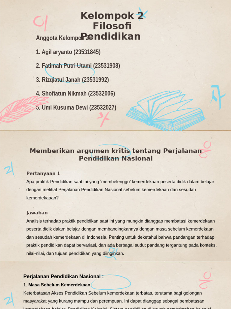 Kel 2-Filosofi Pendidikan | PDF