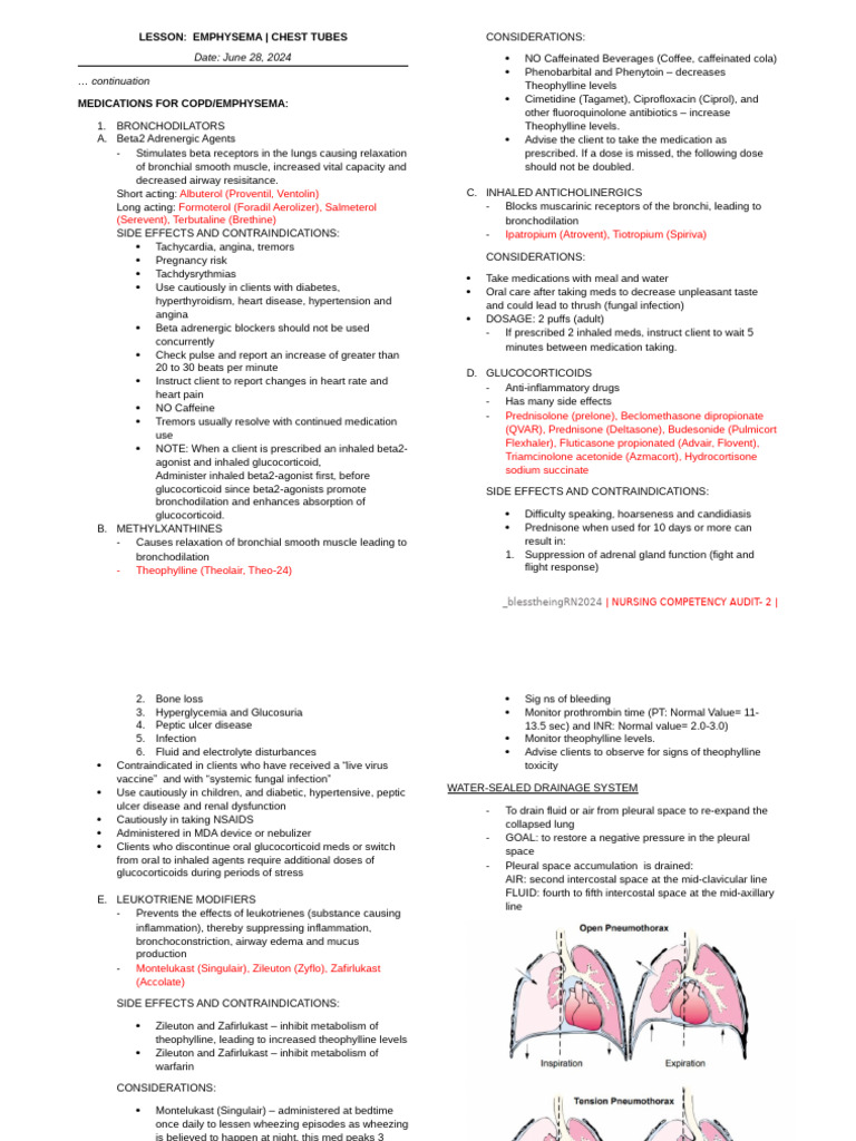 Nca 2 - Emphysema | PDF