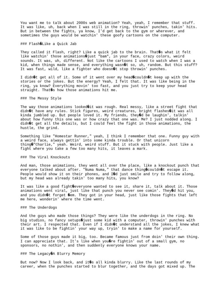 2000 Swebanimationboxer | PDF