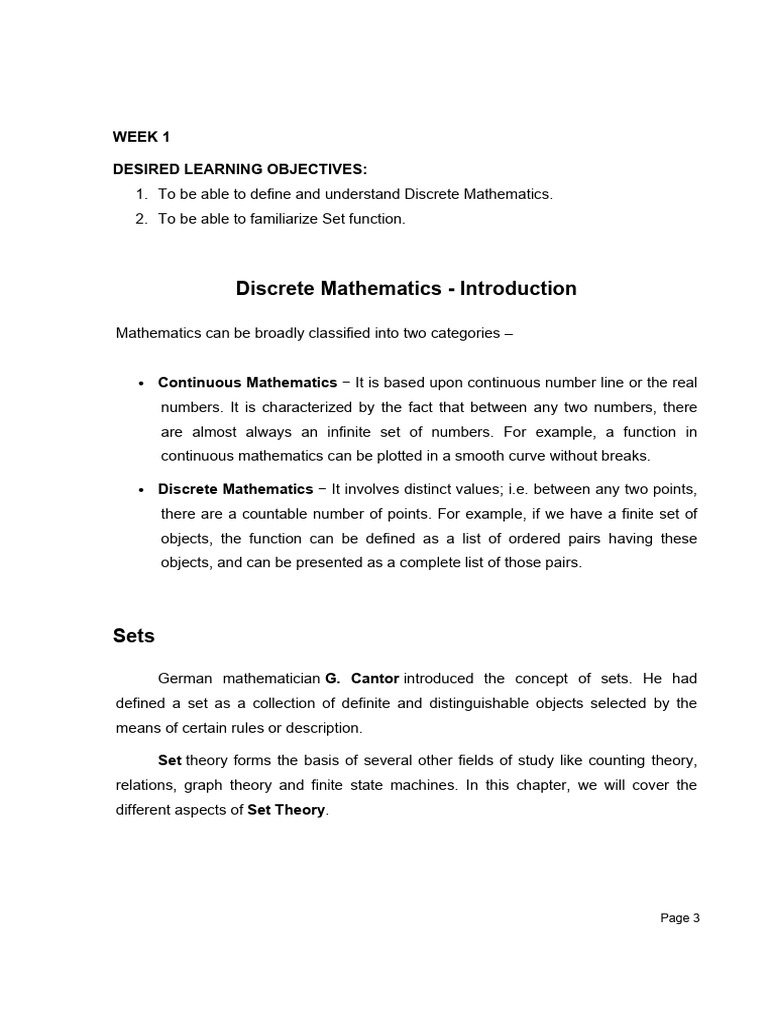 Ms101 Sets And Notations Pdf