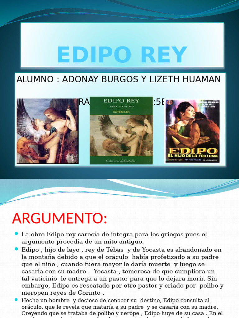 Edipo Rey | PDF