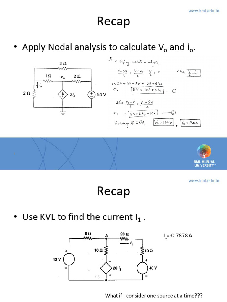 Network Theorem Problems | PDF