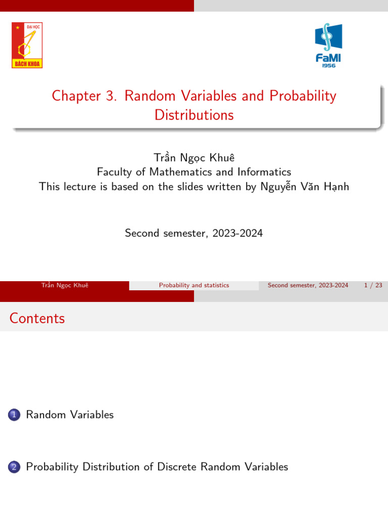 Lecture 4 - Chapter 2 | PDF
