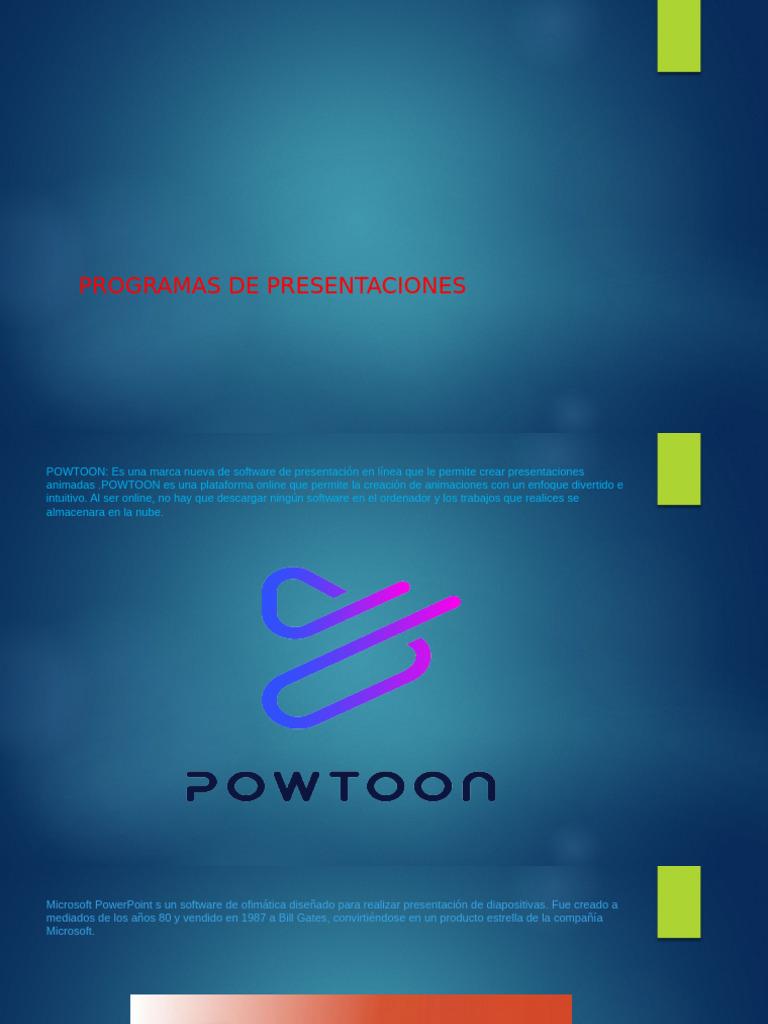 presentacion de programas de examen | PDF