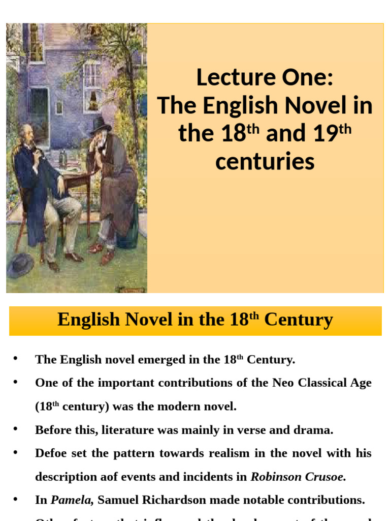 English Novel: 18th & 19th Centuries | PDF | Great Expectations ...