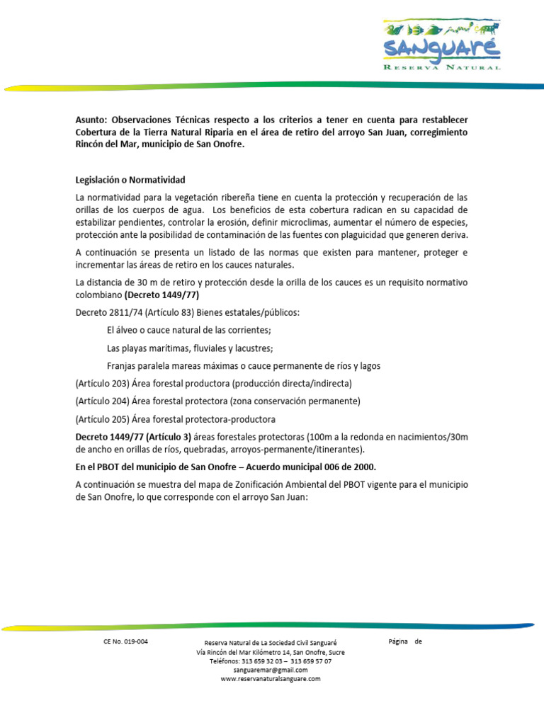 Ce - 019-004 - Fao-Proyecto Conexion Biocaribe | PDF