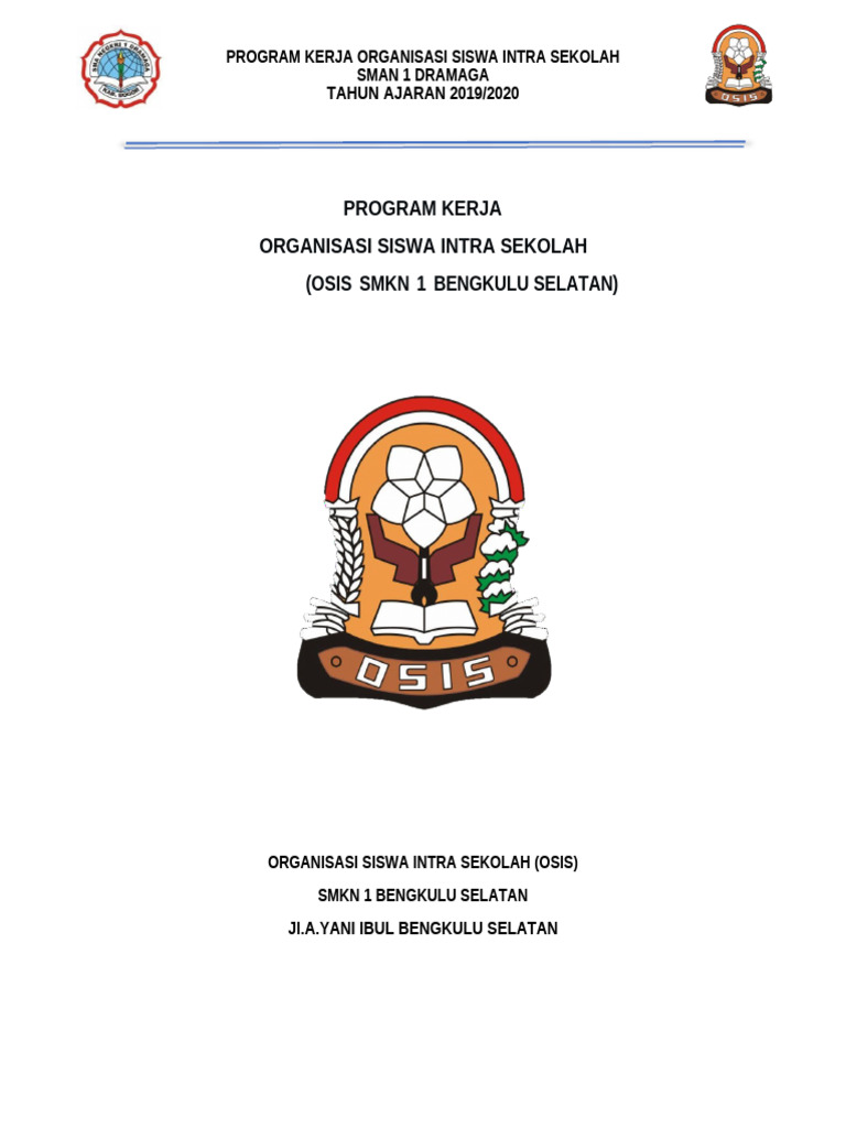 Program-Kerja-OSIS-2019-2020_1[1] | PDF