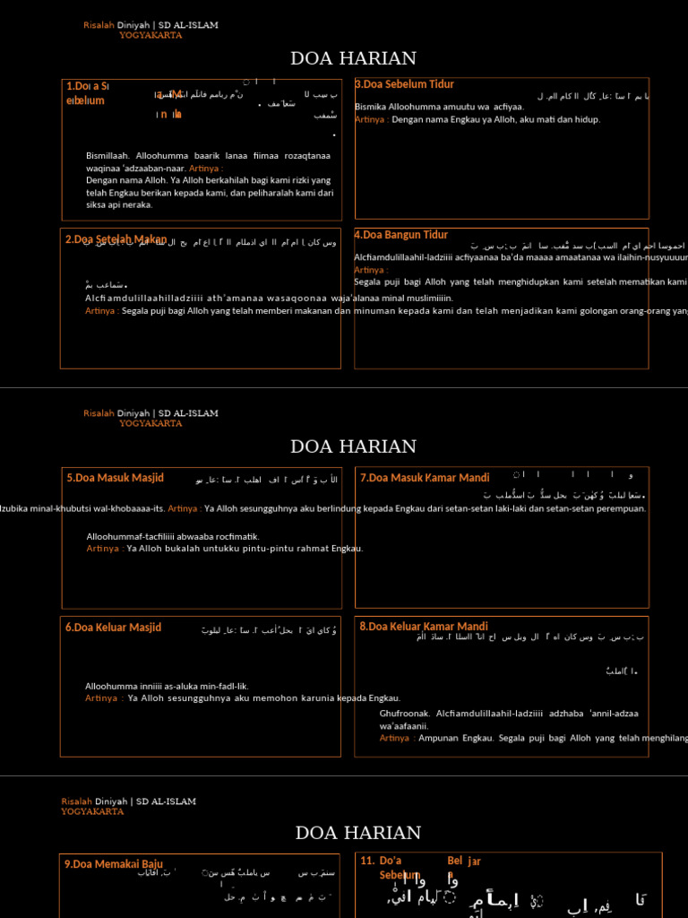Kumpulan Doa Harian | PDF