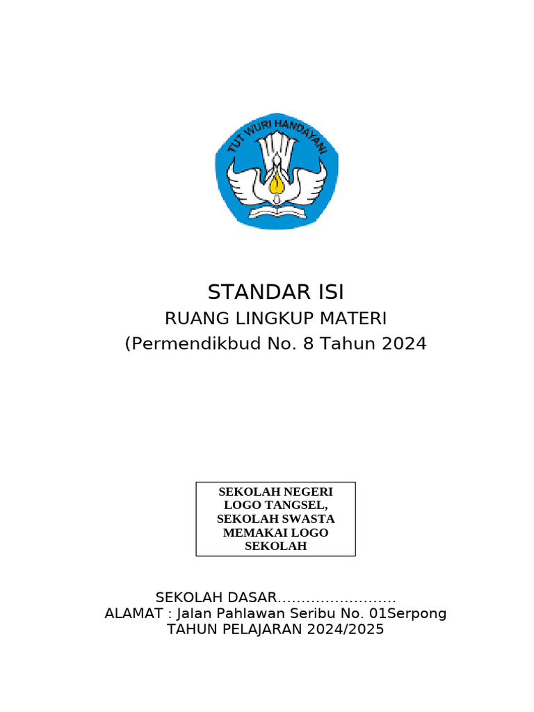 Standar Isi (Lampiran 1) | PDF