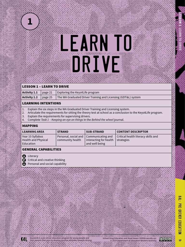 k4l Teacher Resource Lesson 1 | PDF