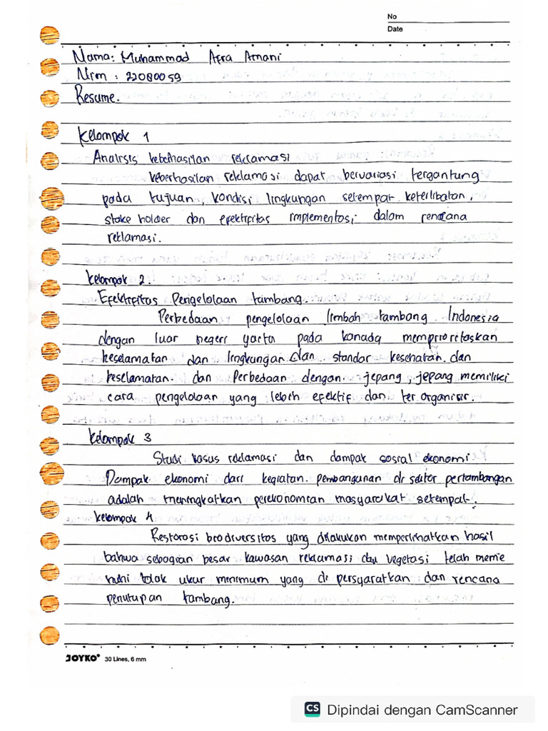 Resume Muhammad Afra Amani Tugas 2 | PDF
