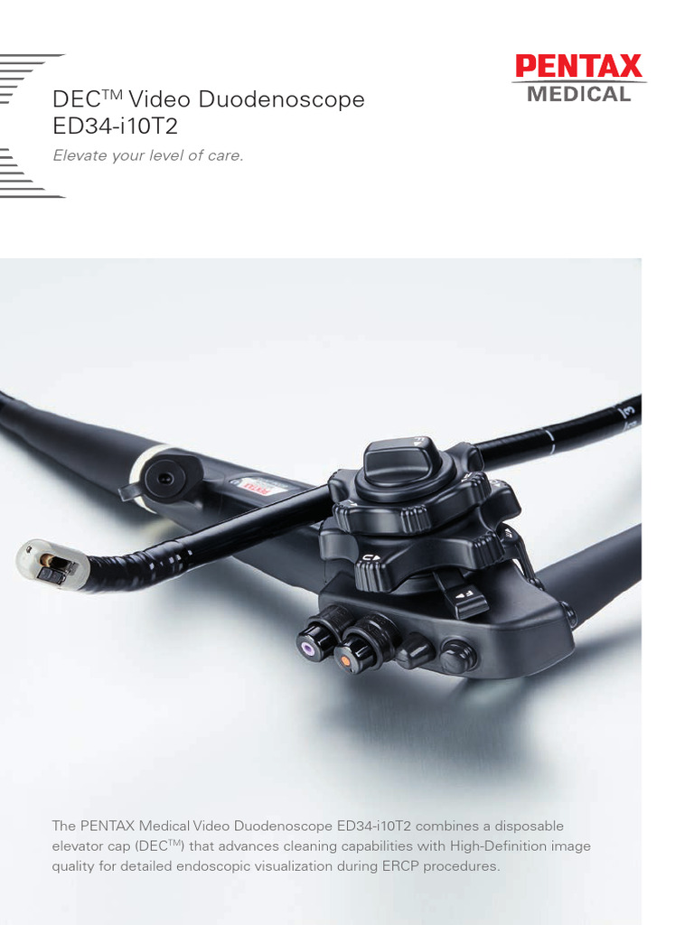 ED34-i10T2 Video Duodenoscope EN | PDF