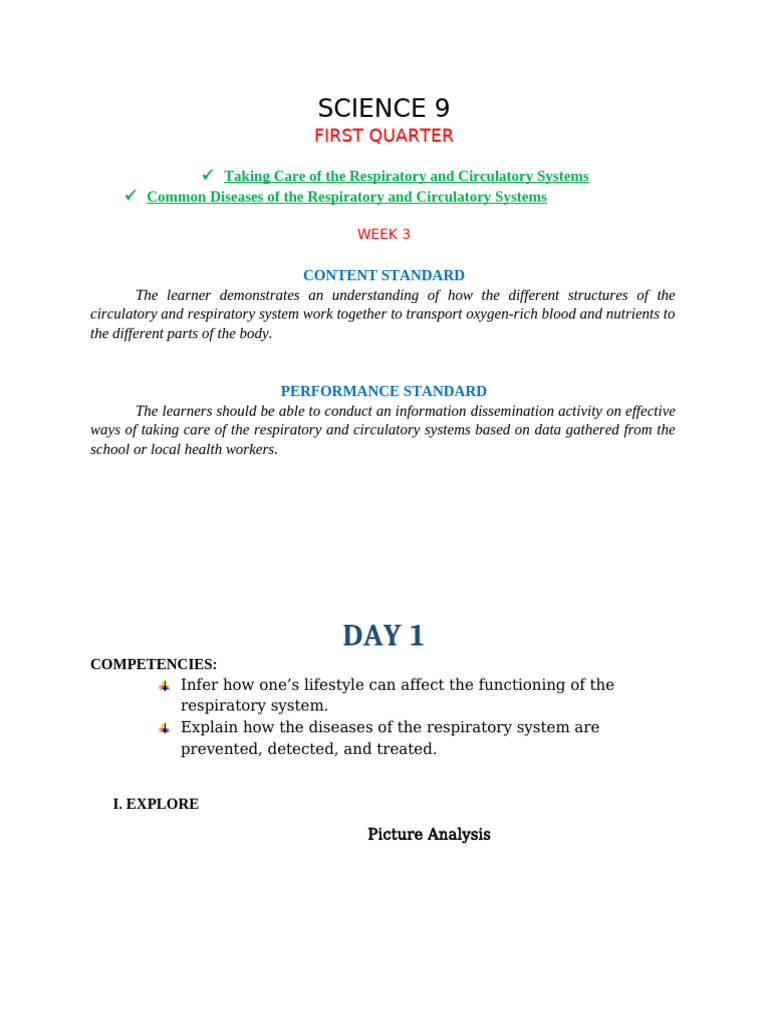 SCIENCE 9 Module | PDF