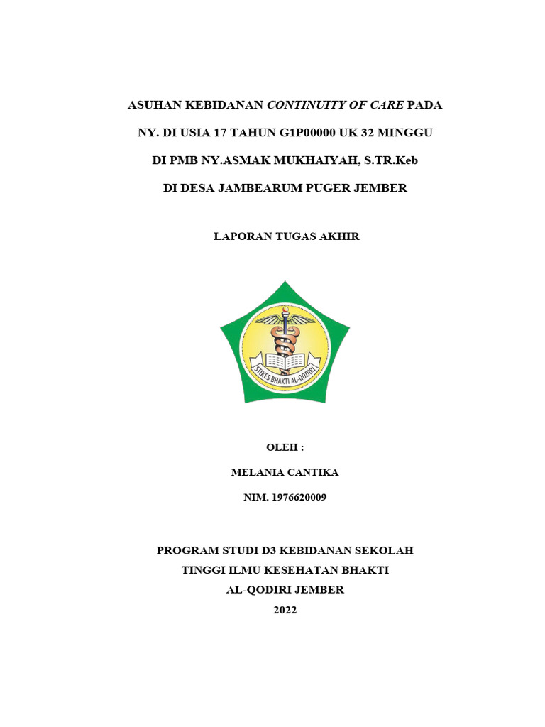 Lta Melania Revisi Fix | PDF