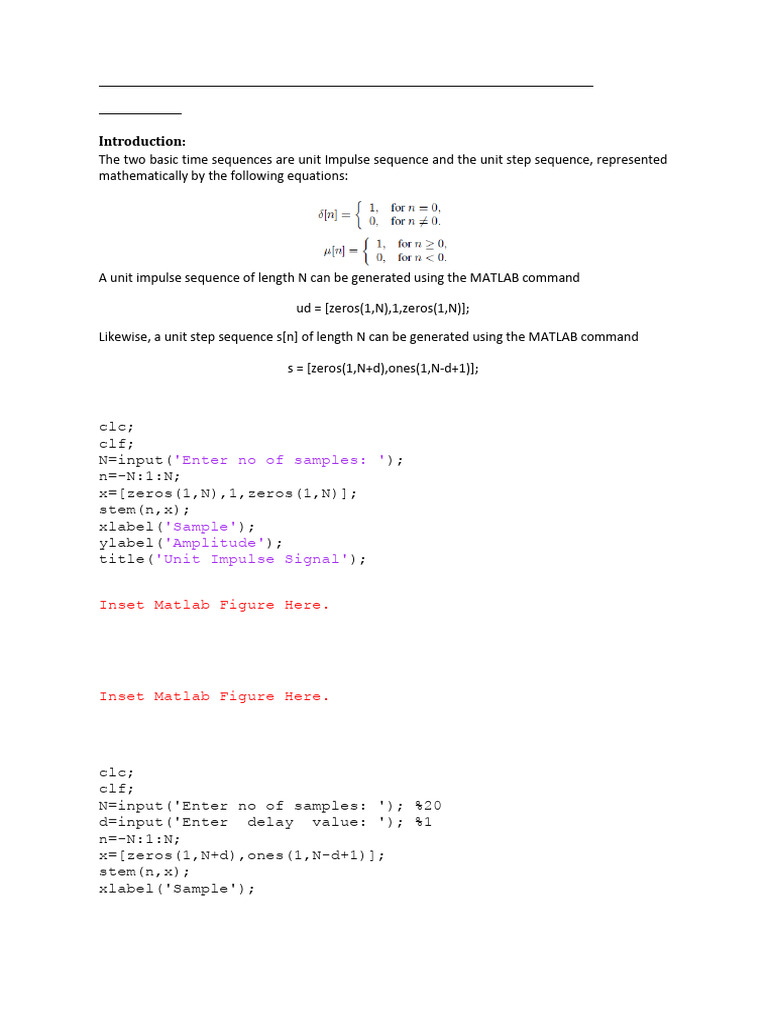Signal and System NEW Lab 6 Clo2 | PDF