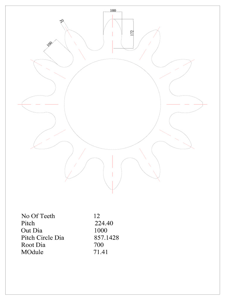 Teeth Detail - JIS A4 Title Block (Landscape) | PDF