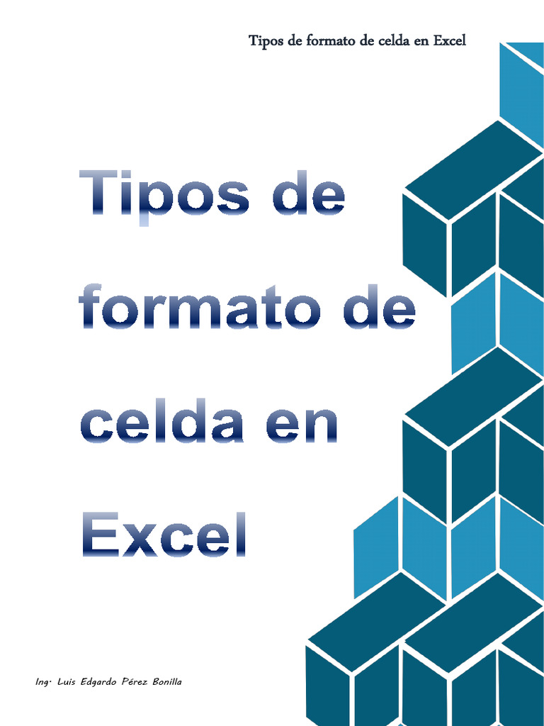 Tipos de formato de celda en Excel | PDF