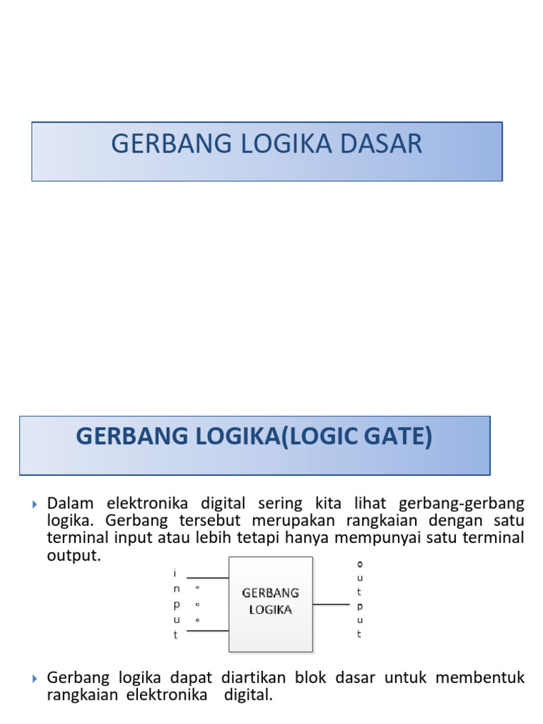 Gerbang Logika | PDF