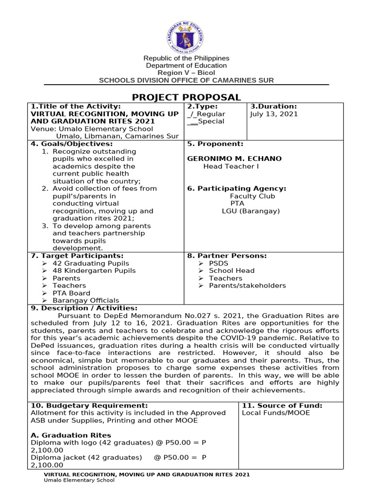 Graduation Proposal 2 | PDF