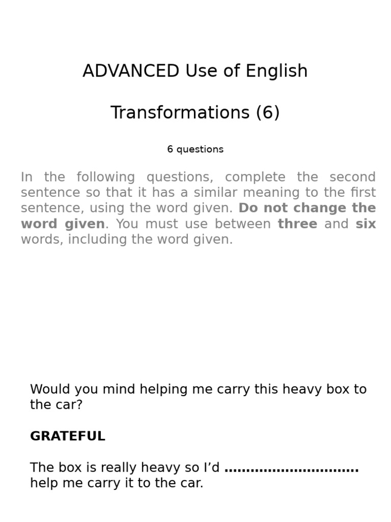 Transformations 7 | PDF