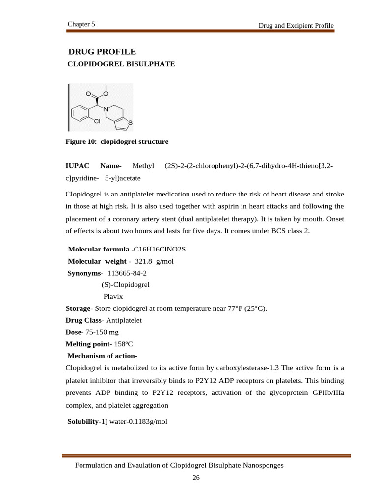 5 drug profile | PDF