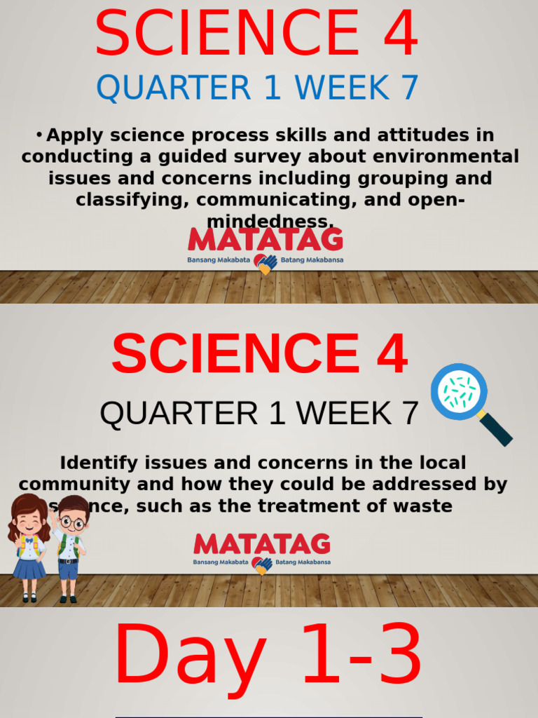Science4 Q1 Week7 PPT MATATAG | PDF
