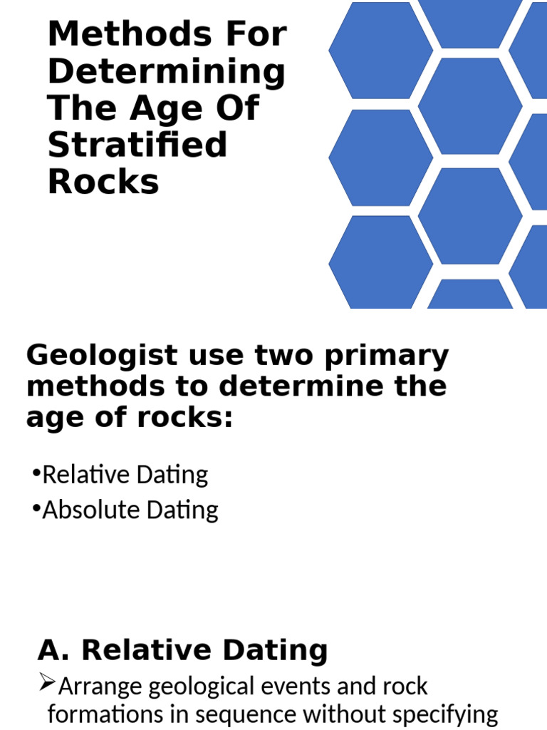 Methods For Determining The Age of Stratified Rocks | PDF