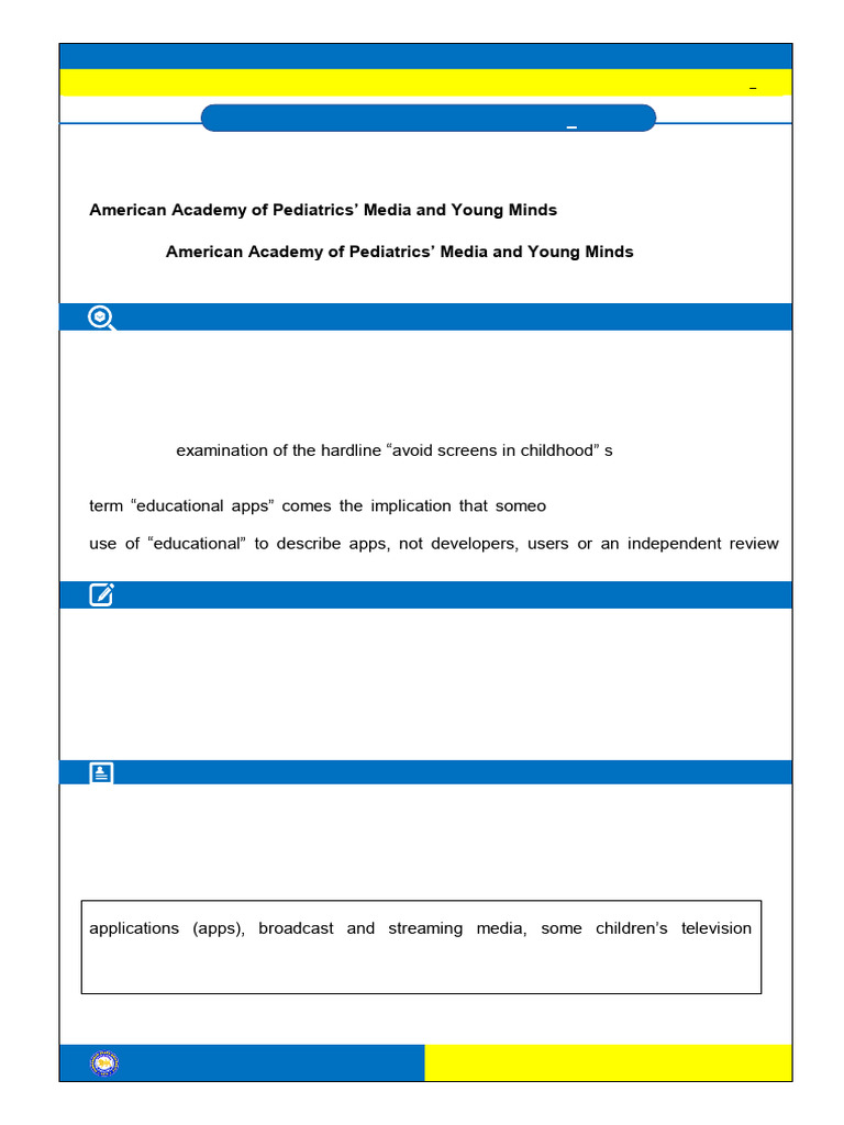 Module 1-A ECED119 | PDF