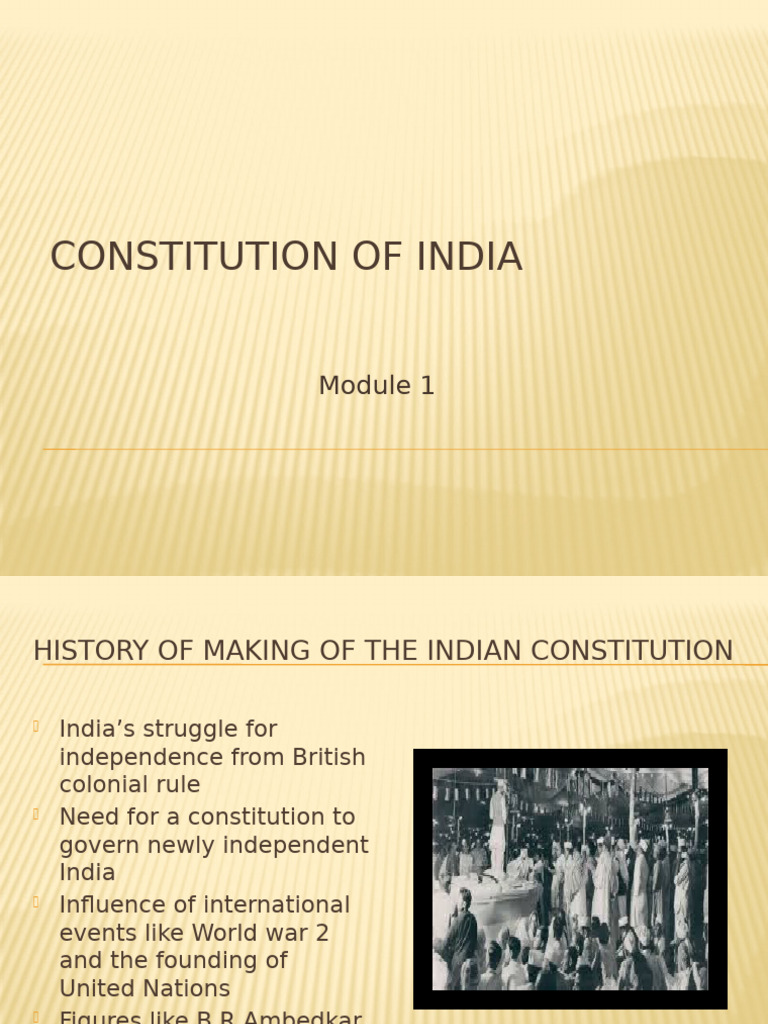 Constitution of India | PDF