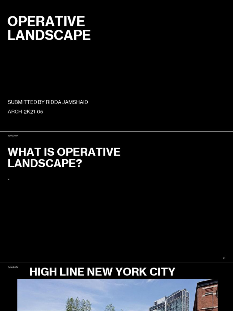 Landscape Design | PDF