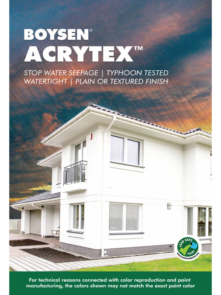 BOYSEN Acrytex Ebrochure | PDF